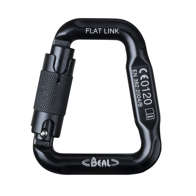 FLAT LINK BI-MATIC – Aluminum carabiner for full-body harness | BEAL